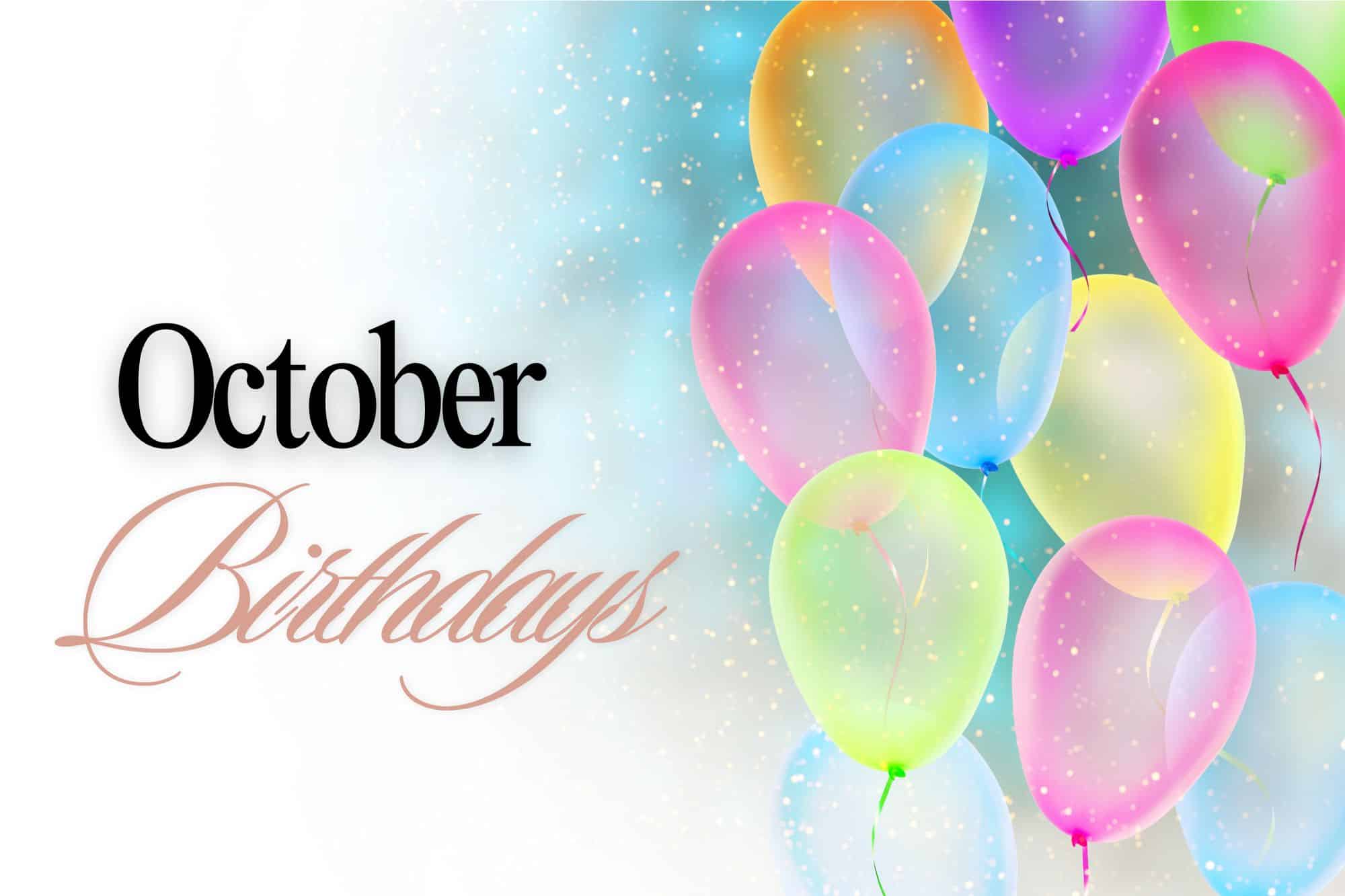 🎈 Celebrating October Birthdays – Legacy Home Care